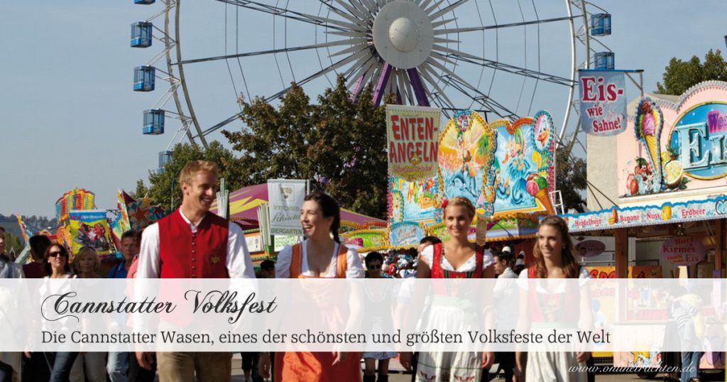 Cannstatter Volksfest 2024 - Termine auf OnlineTrachten